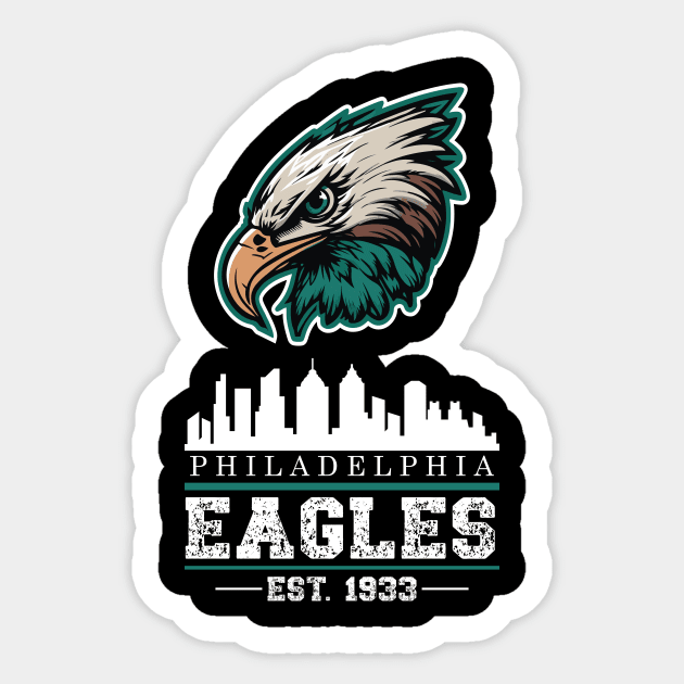 Philadelphia Eagles - Eagles Football - Sticker | TeePublic